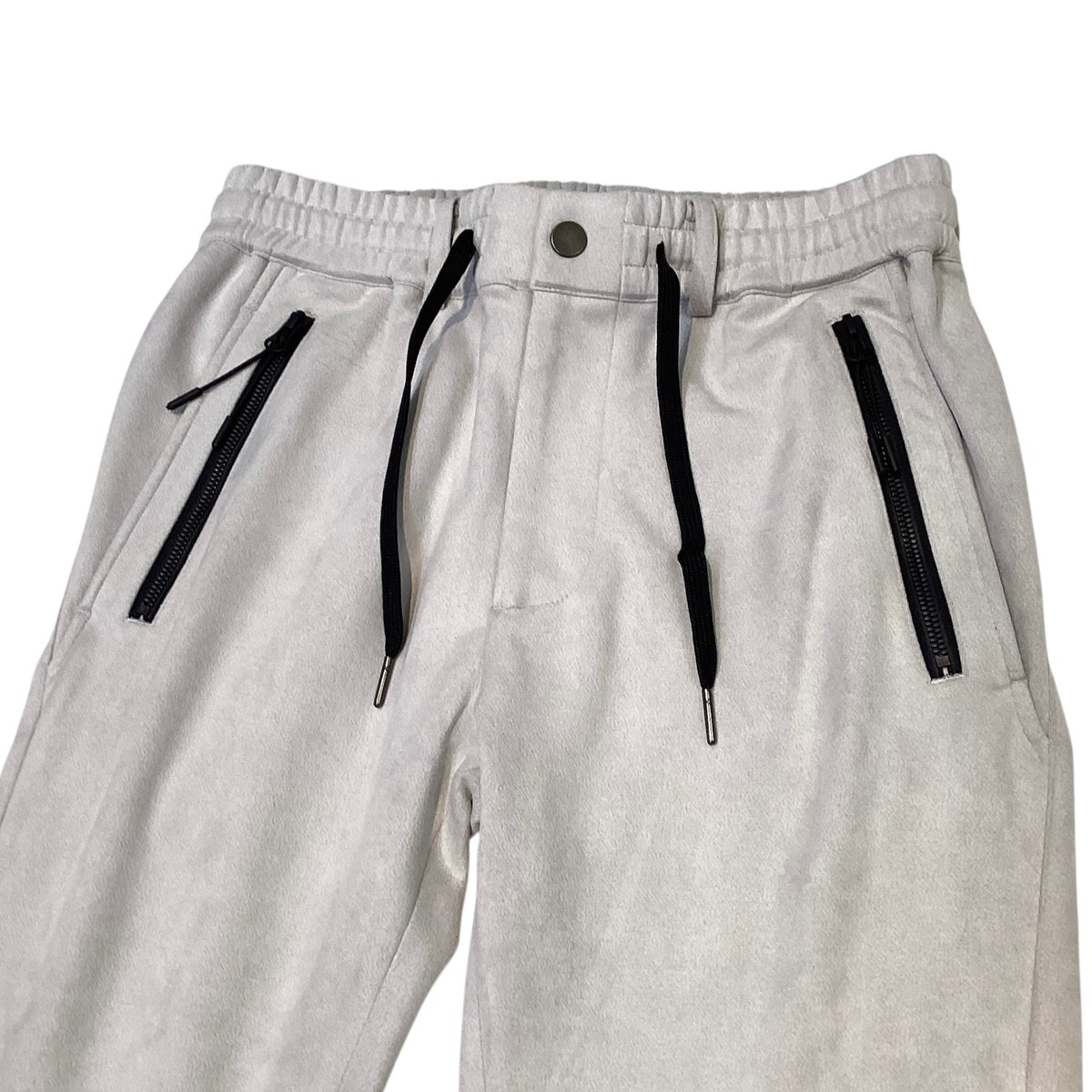 【TRANSITION】ポンチスエードジョガーパンツ ライトグレー | TRANSITION ...