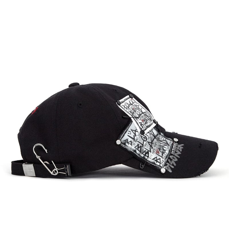 BLACKBLOND』 ディスオーダーパッチキャップ (Black) | 6LJStore BLACKBLOND』 ディスオーダーパッチキャップ (Black) | 6LJStore