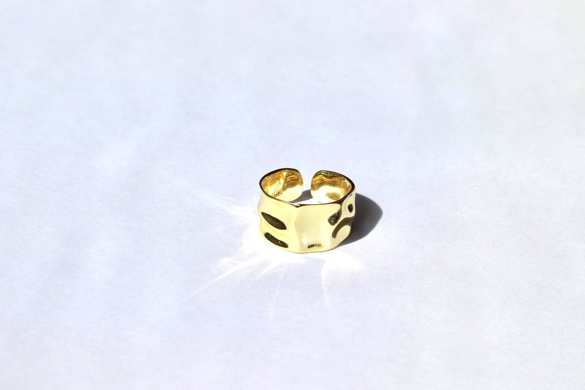 ring-01【シルバー925-18金コーティング】 | NewLandscape ring-01【シルバー925-18金コーティング】 | NewLandscape
