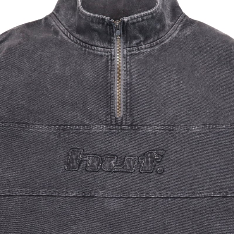 HUF DISTRESSED LOGO HALF ZIP | HIGHTEN HUF DISTRESSED LOGO HALF ZIP | HIGHTEN