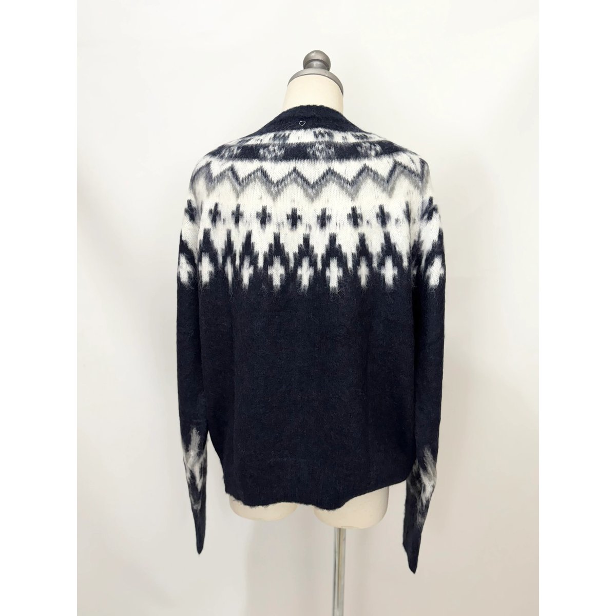 BASICKS / Heart Nordic Pullover Knit | glitter ...