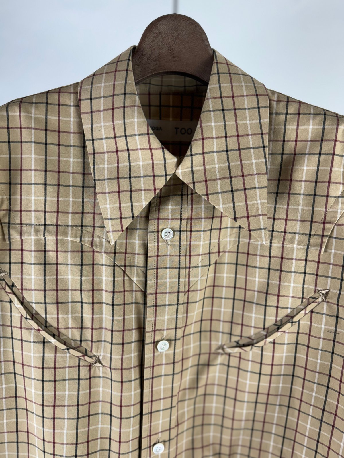 TOGA TOO / Cotton plaid shirt | glitter ONLINE TOGA TOO / Cotton plaid shirt | glitter ONLINE