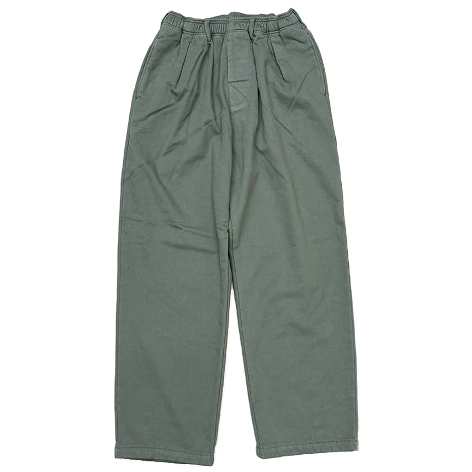 COMFORTABLE REASON FLEECE BACK SLACKS SAGE | HOME