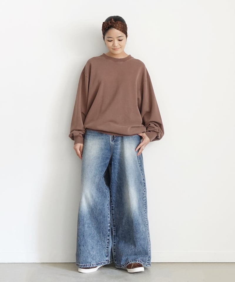 i c h i 230430 DENIM Wide Pants / A : LIGHT・2 i c h i 230430 DENIM Wide Pants / A : LIGHT・2