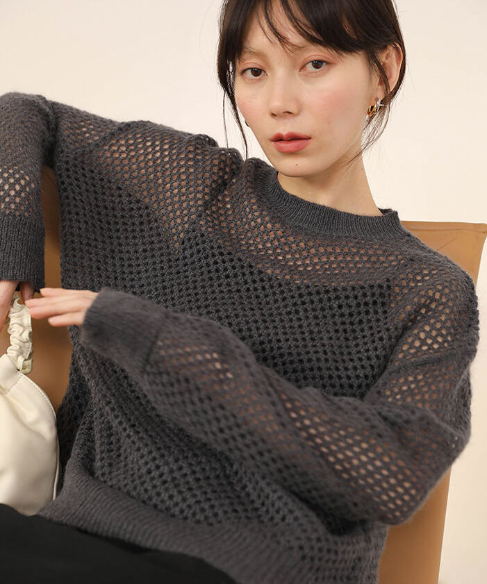 BLCK FRIDAY SALE【即納】メッシュモヘアニット | KISHIKA BLCK FRIDAY SALE【即納】メッシュモヘアニット | KISHIKA