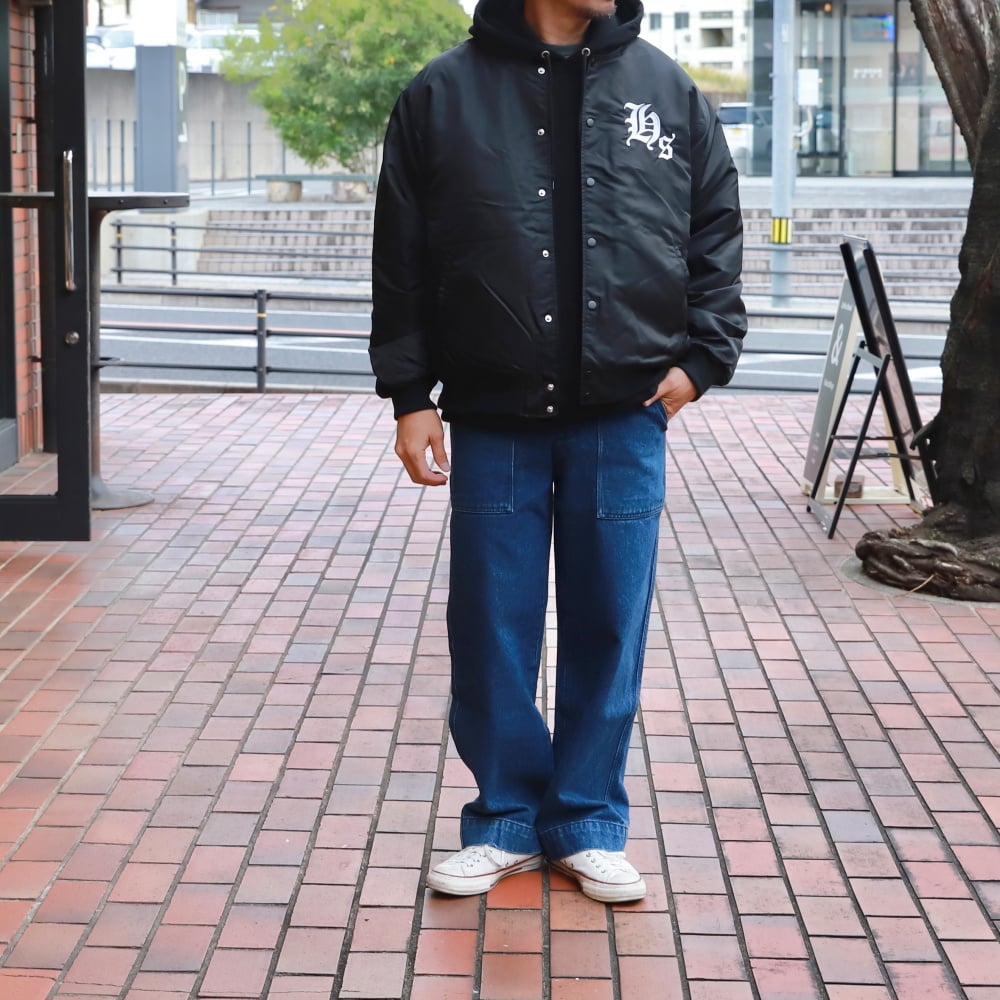 HIDEANDSEEK / Nylon Varsity Jacket / HJ-110224 HIDEANDSEEK / Nylon Varsity Jacket / HJ-110224