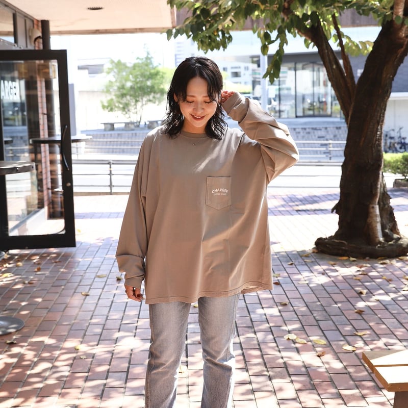 CHARGER COFFEE STAND×REMI RELIEF 別注ロングスリーブTシャツ CHARGER COFFEE STAND×REMI RELIEF 別注ロングスリーブTシャツ