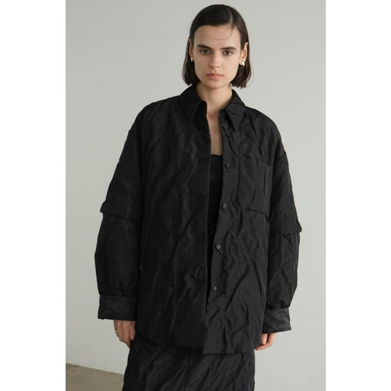 CLANE / PADDED CRUMPLY SHIRT JACKET / 171030412 CLANE / PADDED CRUMPLY SHIRT JACKET / 171030412