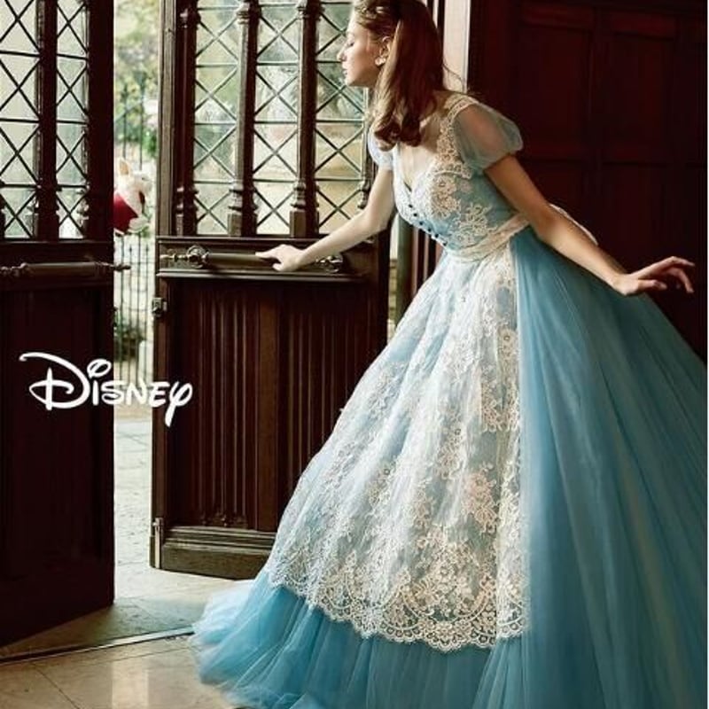 高品質!カラードレス DISNEY パフスリーブ プリンセスライン 高品質!カラードレス DISNEY パフスリーブ プリンセスライン