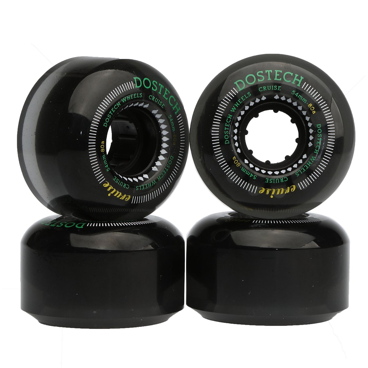 DOSTECH 54mm 80a Black | K-PLANNINGinc SKATE BOARD