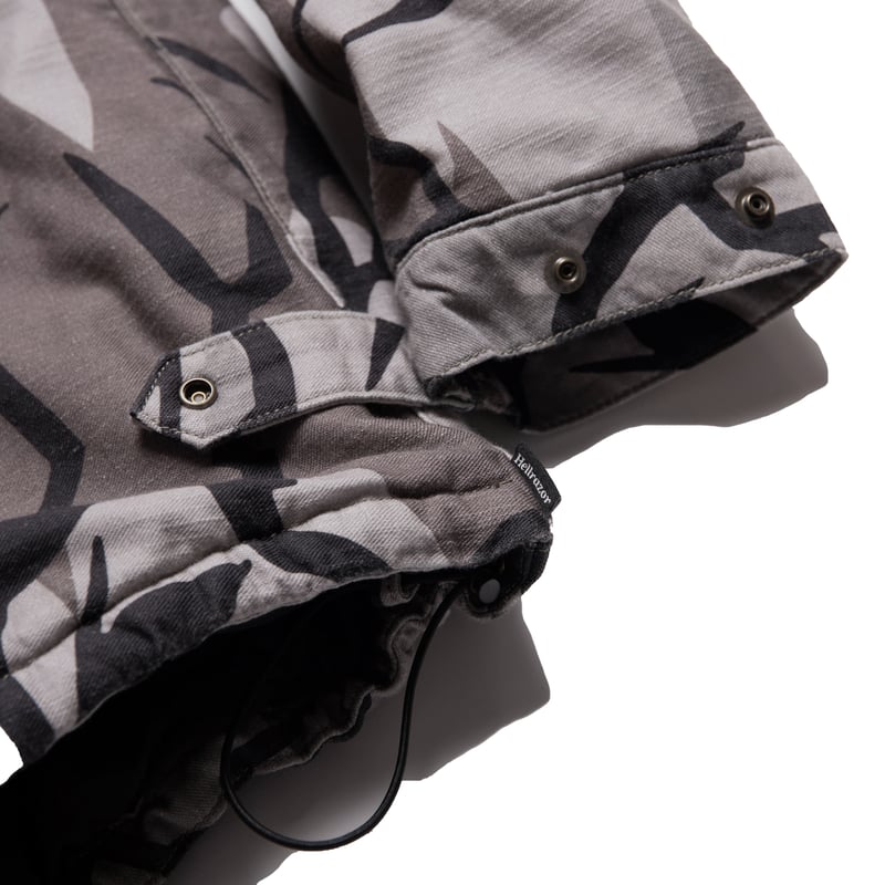 M65 CITY TREE CAMO ARMY JACKET with LYRIC NOTE M65 CITY TREE CAMO ARMY JACKET with LYRIC NOTE