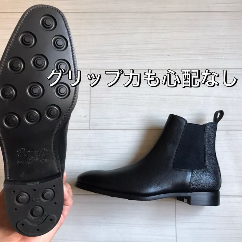 wear worksオリジナルサイドゴアブーツ「ブラックグレインレザー wear worksオリジナルサイドゴアブーツ「ブラックグレインレザー