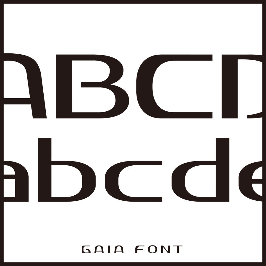 GAIA FONT （ガイア フォント） | Your Font
