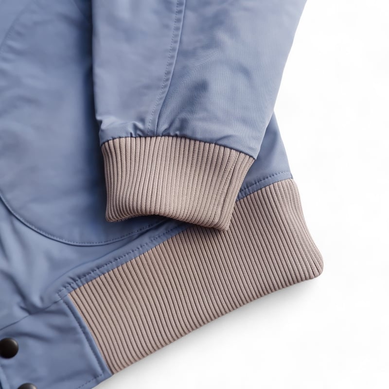 Jackman(ジャックマン) /OX Award Jacket/312:Smoky Saxe Jackman(ジャックマン) /OX Award Jacket/312:Smoky Saxe