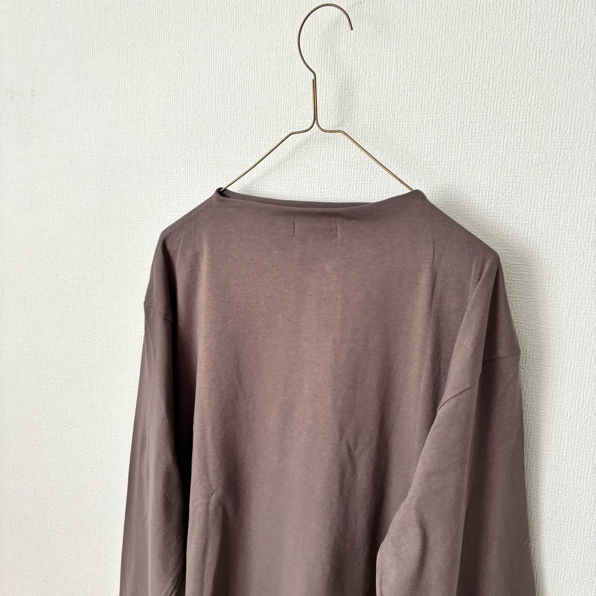 atelier naruse cotton high neck cut&sew(long sl...