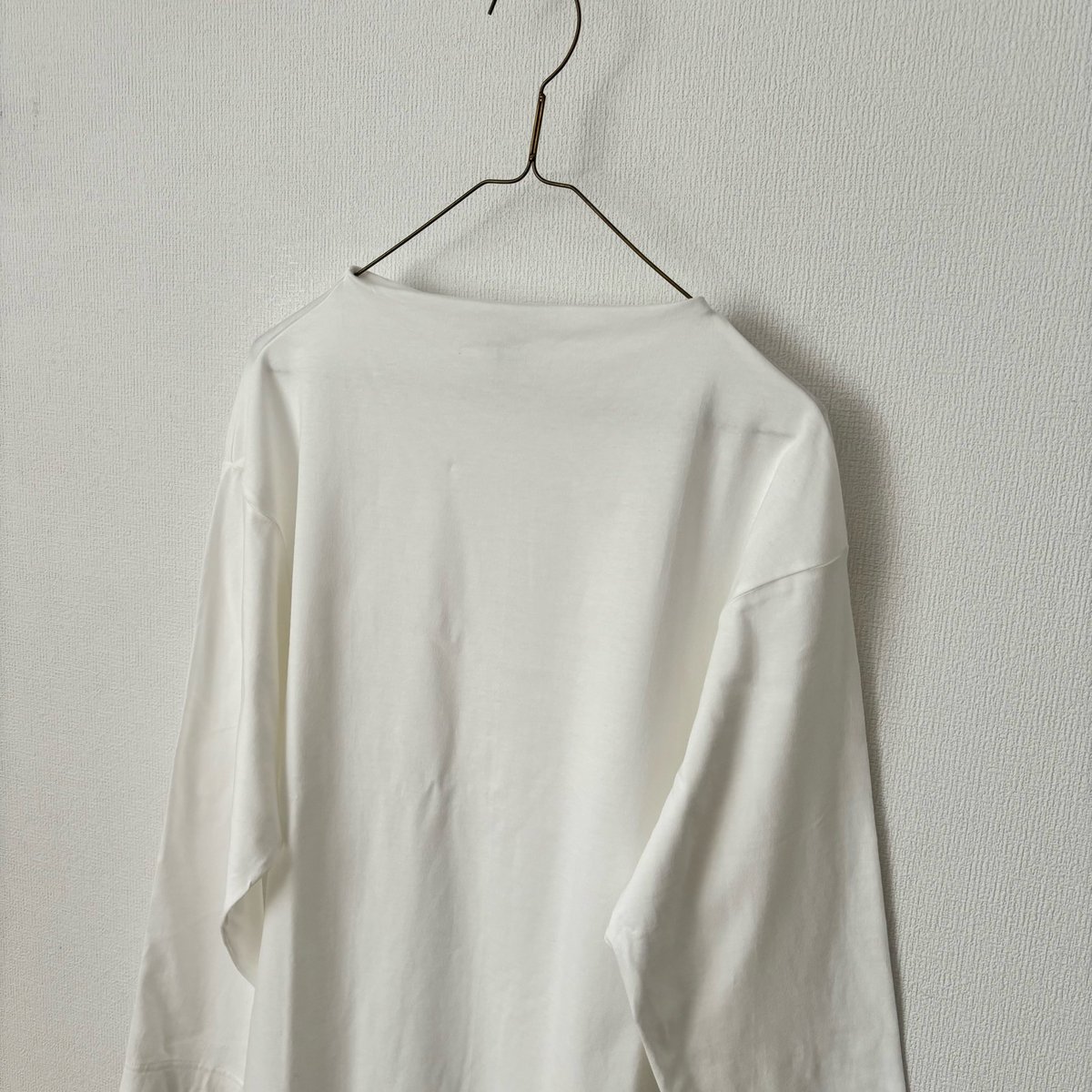 atelier naruse cotton high neck cut&sew(long sl...