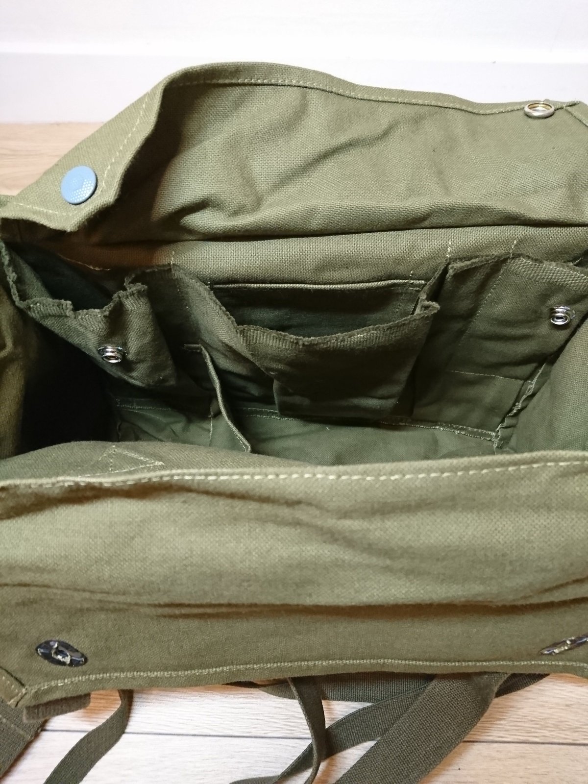 【Finland Army Canvas Shoulder Bag DeadStock】フィン...
