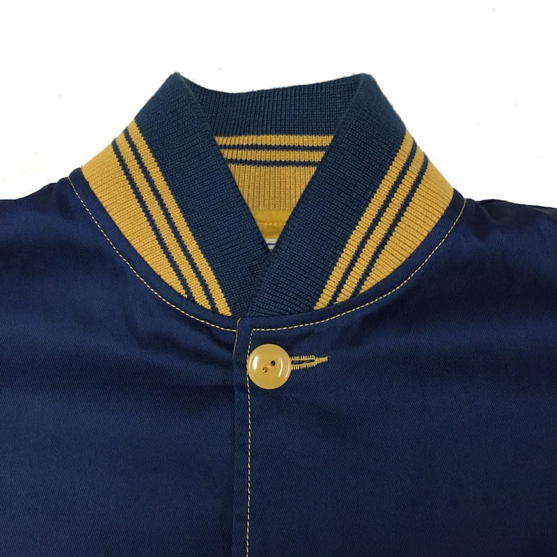 NorthNoName(ノースノーネーム)-COTTON VARSITY JACKET(BLU NorthNoName(ノースノーネーム)-COTTON VARSITY JACKET(BLU