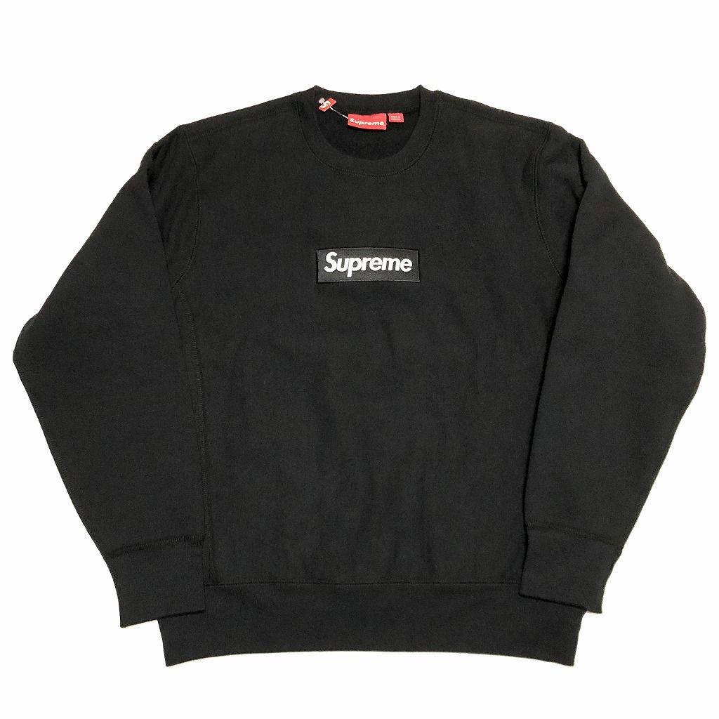 Supreme Box Logo Crewneck Sweatshirt Black M 18 Supreme Box Logo Crewneck Sweatshirt Black M 18