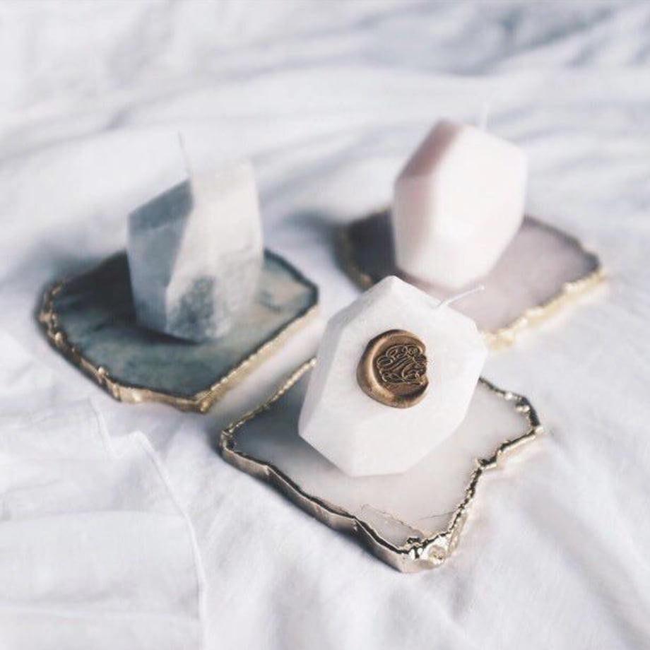 &Musée Candle Stone Set | &M