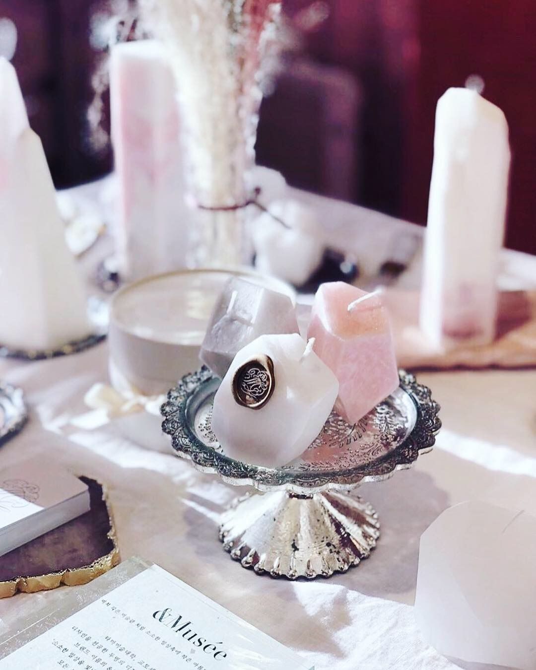 &Musée Candle Stone Set | &M