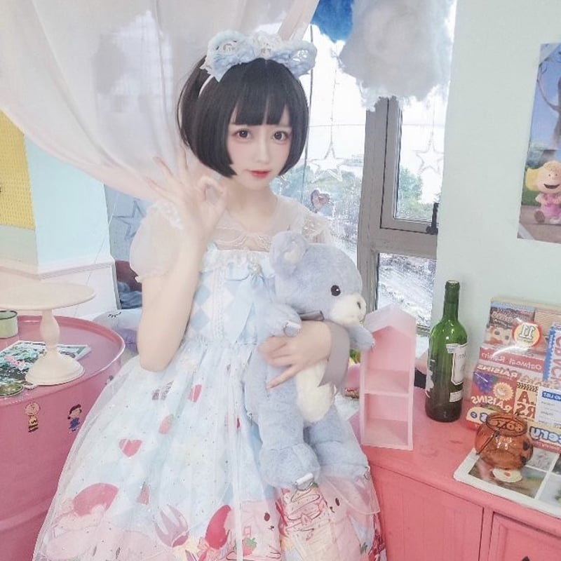 スウィートうさぎのロリータワンピース | Fancy ☆World スウィートうさぎのロリータワンピース | Fancy ☆World