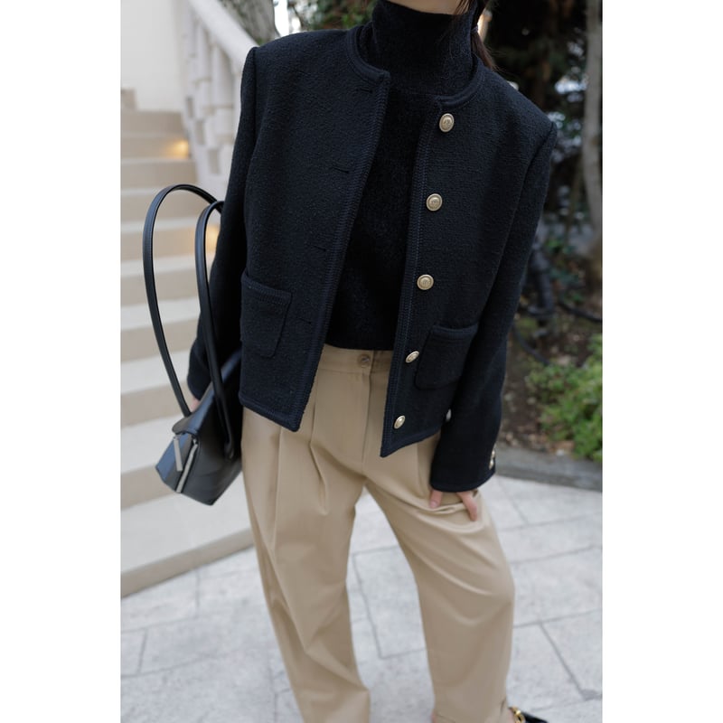 The Tweed Jacket_Black | Na.e The Tweed Jacket_Black | Na.e