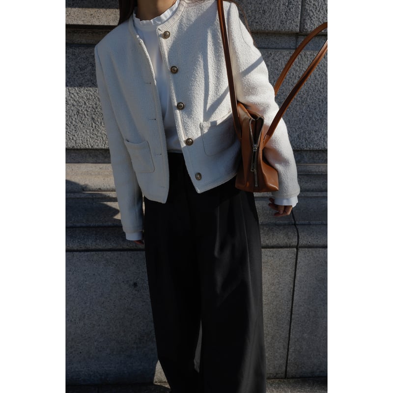 The Tweed Jacket_Ivory | Na.e The Tweed Jacket_Ivory | Na.e