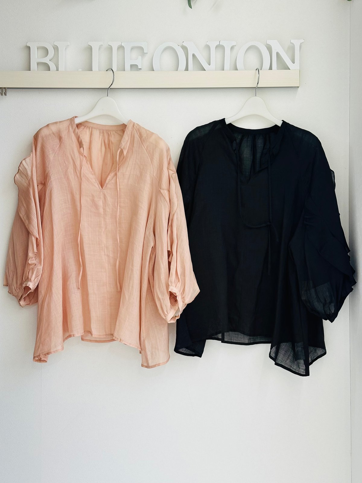 七分袖フリルスキッパーシャツ 512-88671 | BlueOnionStore 七分袖フリルスキッパーシャツ 512-88671 | BlueOnionStore