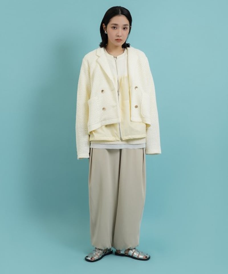 CYAN tokyo シアントーキョー 25春夏ご予約】 ワッフルレースW CYAN tokyo シアントーキョー 25春夏ご予約】 ワッフルレースW