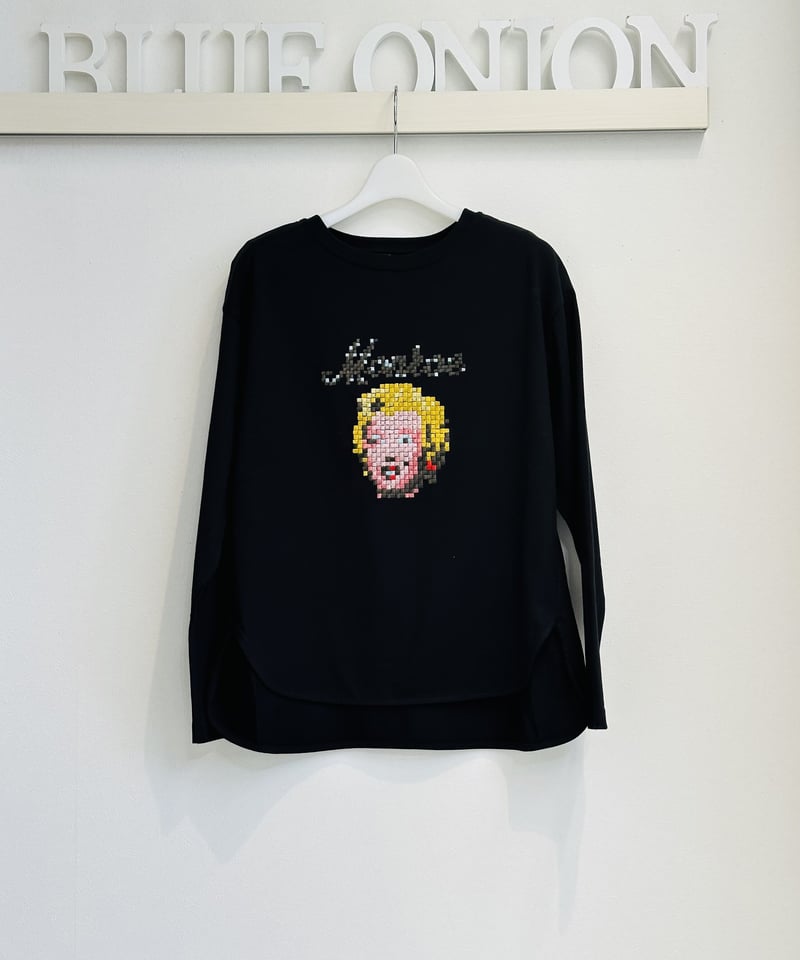 モザイク刺繍(モンロー)ロンTee 809004 | BlueOnionStore モザイク刺繍(モンロー)ロンTee 809004 | BlueOnionStore