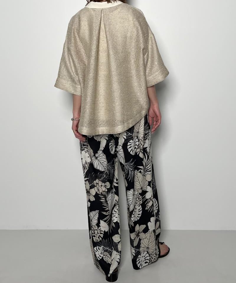 ネップメッシュ開襟シャツジャケット 1243-493KK | BlueOnionStore ネップメッシュ開襟シャツジャケット 1243-493KK | BlueOnionStore