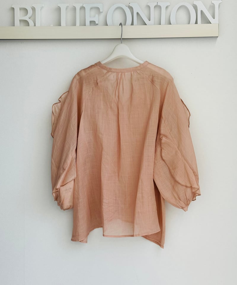 七分袖フリルスキッパーシャツ 512-88671 | BlueOnionStore 七分袖フリルスキッパーシャツ 512-88671 | BlueOnionStore