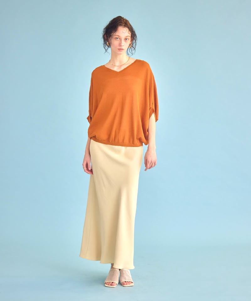 ポンチョ型2wayニットpullover 256103 2504a | BlueOn ポンチョ型2wayニットpullover 256103 2504a | BlueOn