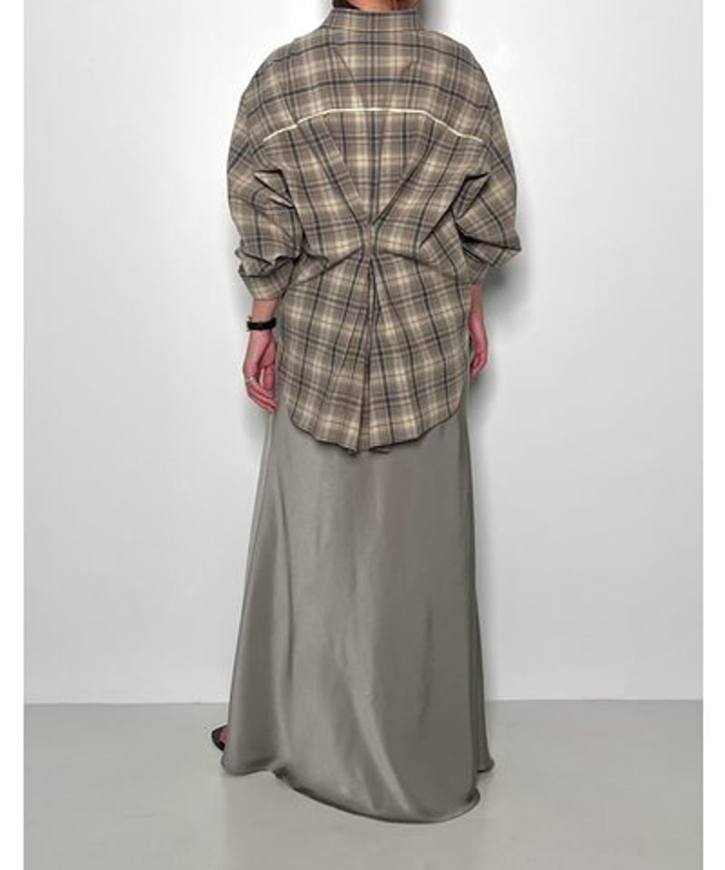 CHIGNON シニオン 25春ご予約】 チェック2WAYシャツ 1651-005KK CHIGNON シニオン 25春ご予約】 チェック2WAYシャツ 1651-005KK
