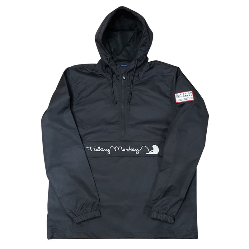 アノラックパーカー BLACK フィッシングモンキー/FISHING MONKEY アノラックパーカー BLACK フィッシングモンキー/FISHING MONKEY