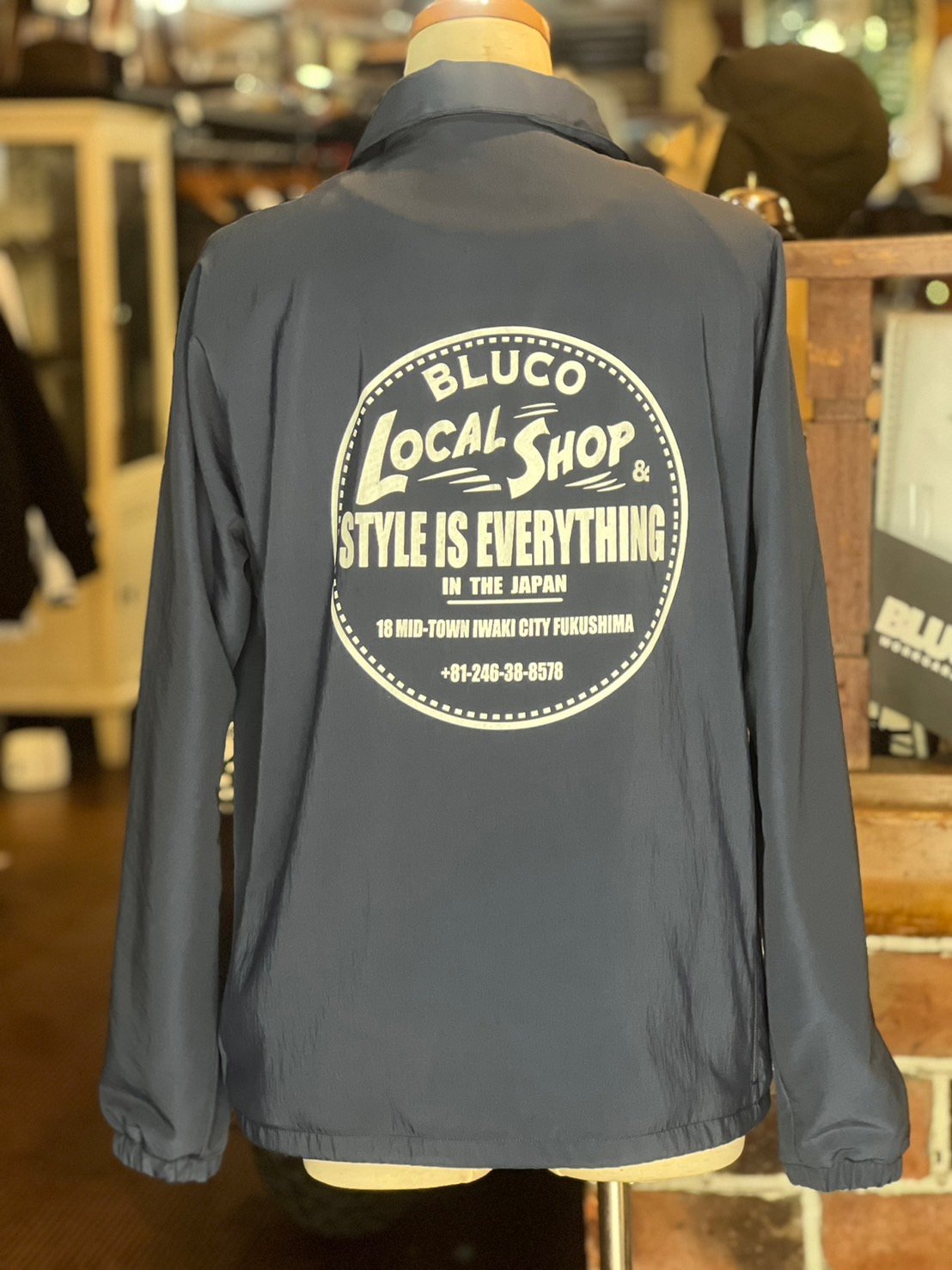 BLUCO(ブルコ)60/40クロス COACH JACKET LOCAL SHOP | LO BLUCO(ブルコ)60/40クロス COACH JACKET LOCAL SHOP | LO