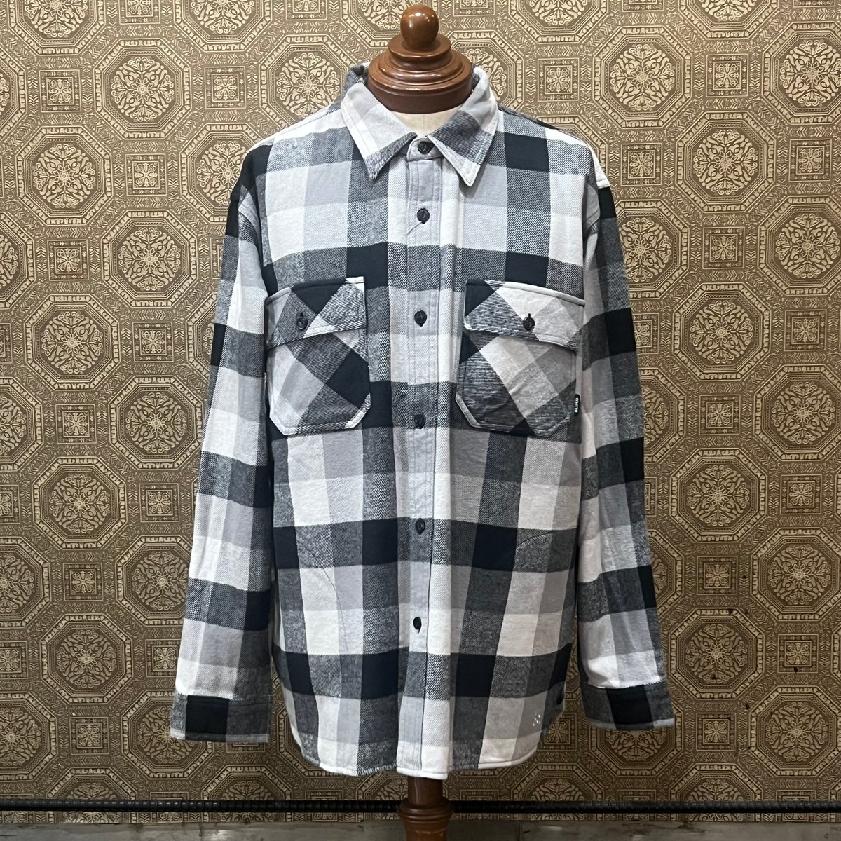 BLUCO(ブルコ)BUFFALO CHECK FLANNEL SHIRT 155-11-0...