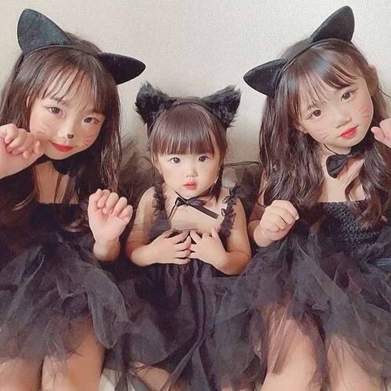 ハロウィン黒ねこチュチュドレス(2348) | こどもふく moco kids ハロウィン黒ねこチュチュドレス(2348) | こどもふく moco kids