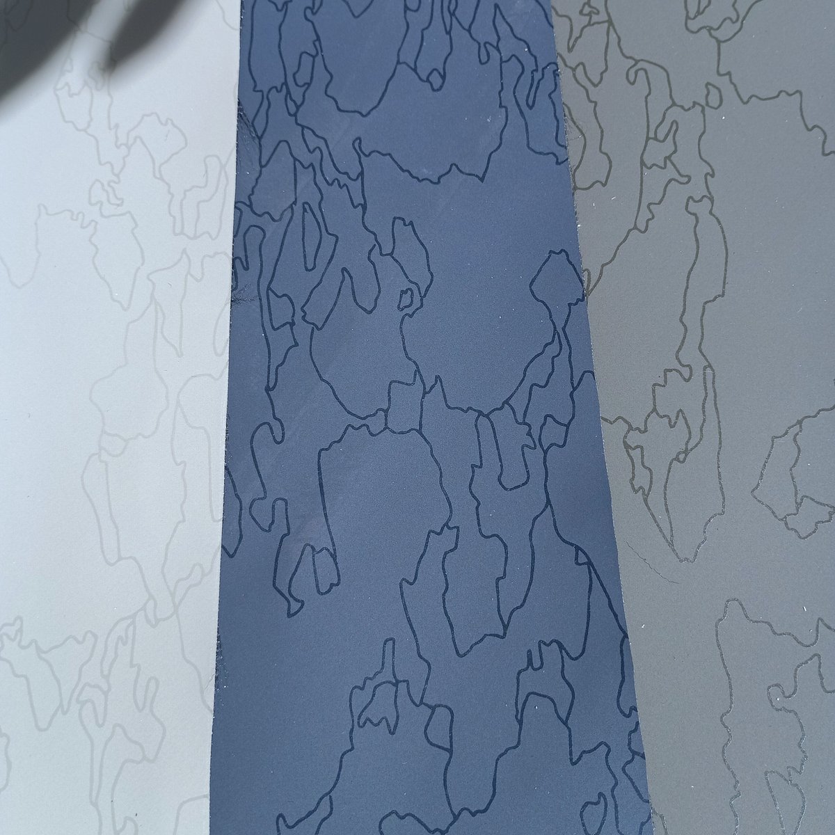 【nl001du】A4対応 レザー×PU リュックサック カモフラージュ ネイビー【nil】