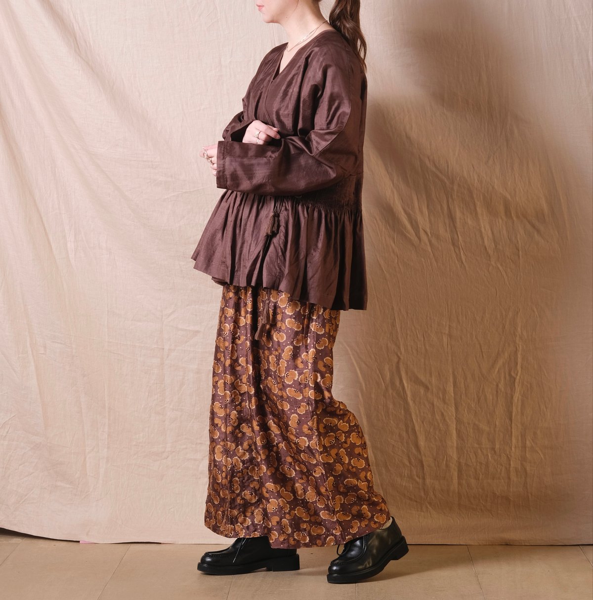 BUNON】Embroidery Tuck pants /BN2467 | cocuu BUNON】Embroidery Tuck pants /BN2467 | cocuu