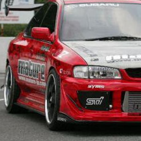 GC8 4Dr 前後ワイドフェンダー FRPリアドア（アウターパネル） 左右セット（送料込）