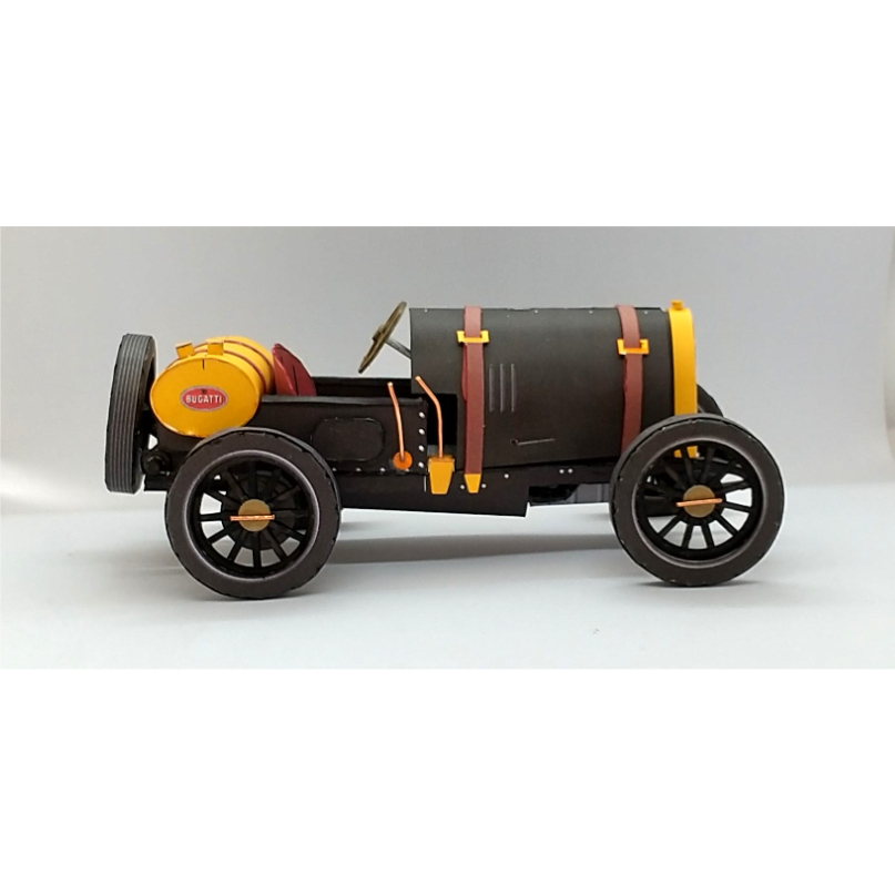 BUGATTI T13 Brescia 1/18 | tkpapercraft
