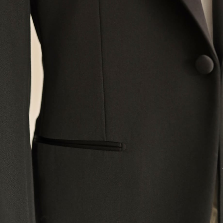 Original Drape Cut Suit/Black Smoking Jacket