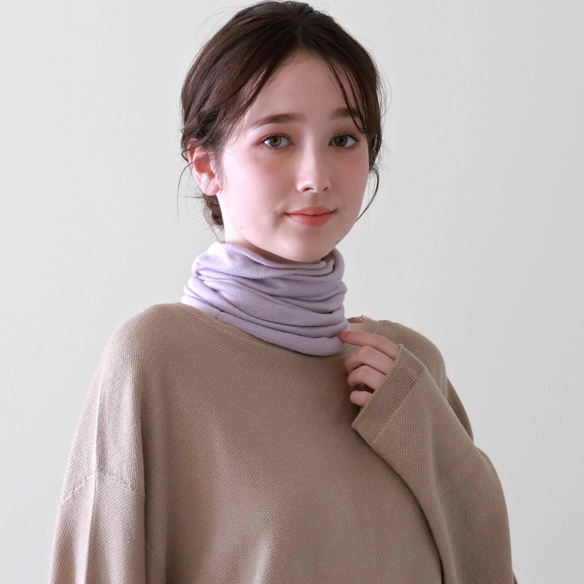 ふわふわシルクネックウォーマー〚NE0915A〛 | & Silk ふわふわシルクネックウォーマー〚NE0915A〛 | & Silk