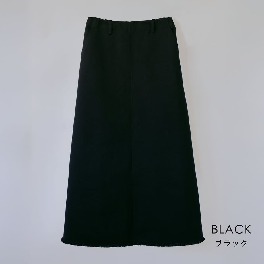 【SISIA】シルクデニム ロングスカート | & Silk