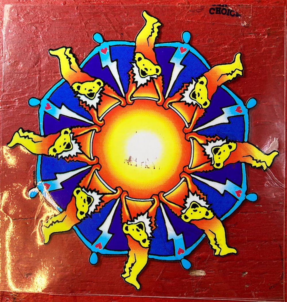 グレイトフルデッド・サンシャイン ベアーズ・ステッカー (Vintage 2000) | Be...