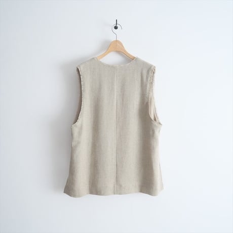 2024SS / 未使用 / SPICK&SPAN / リネンツイードベスト / 240512...