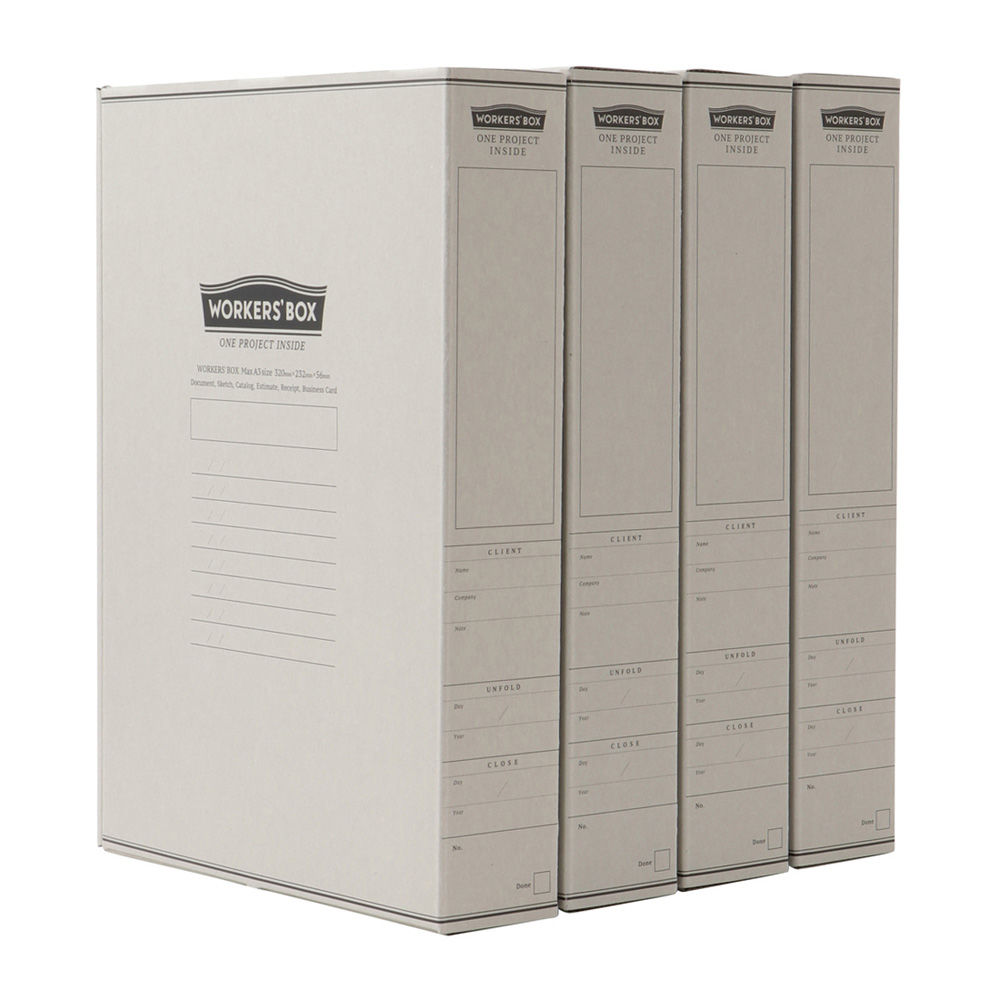 WORKERS'BOX WIDE 4冊 | HI MOJIMOJI STORE