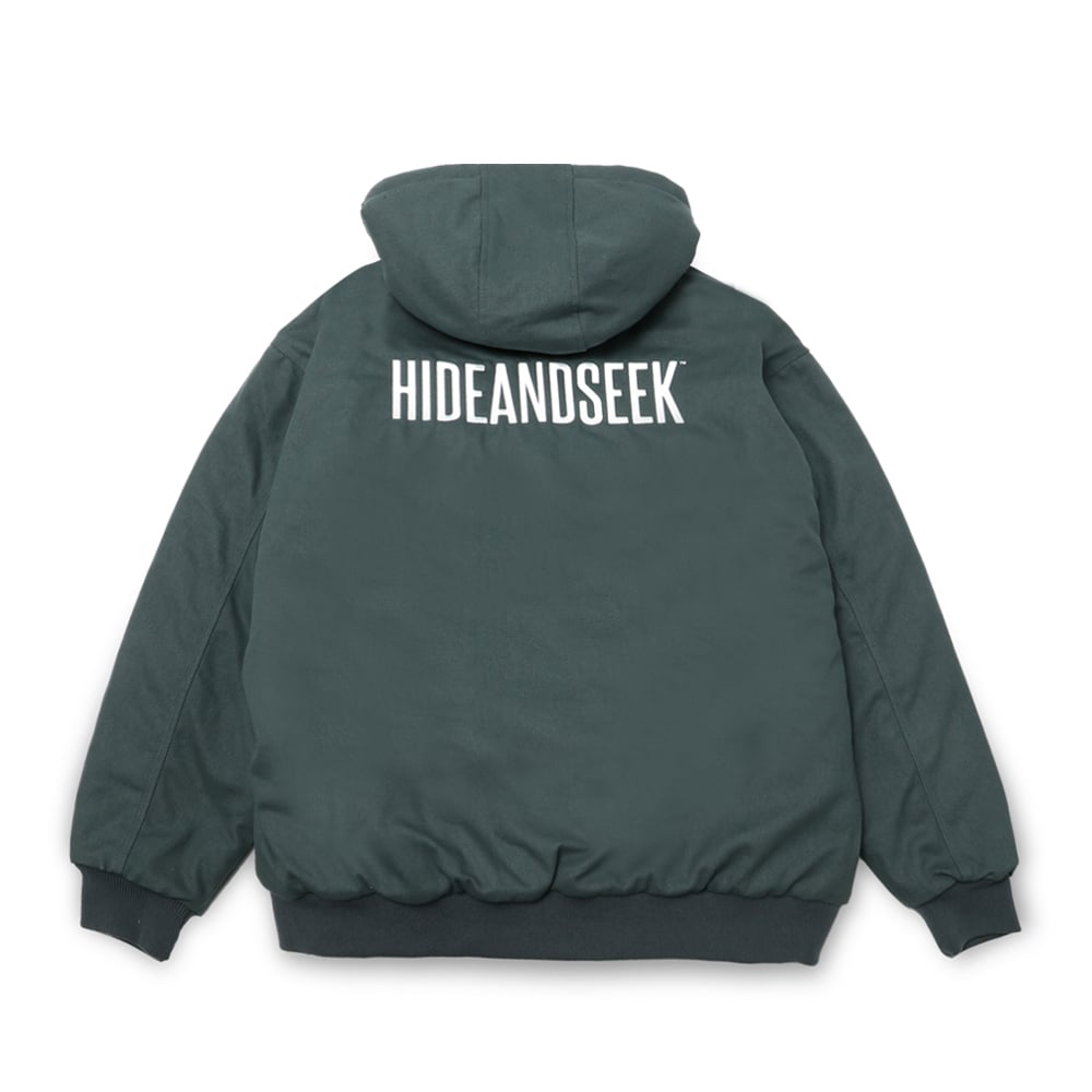 Zip Hooded Work Jacket(24aw) | HIDE AND SEEK Of...